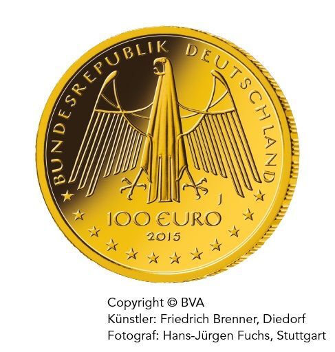 100 Euro Gold 2020 Einigkeit | Moroder Scheideanstalt Essen